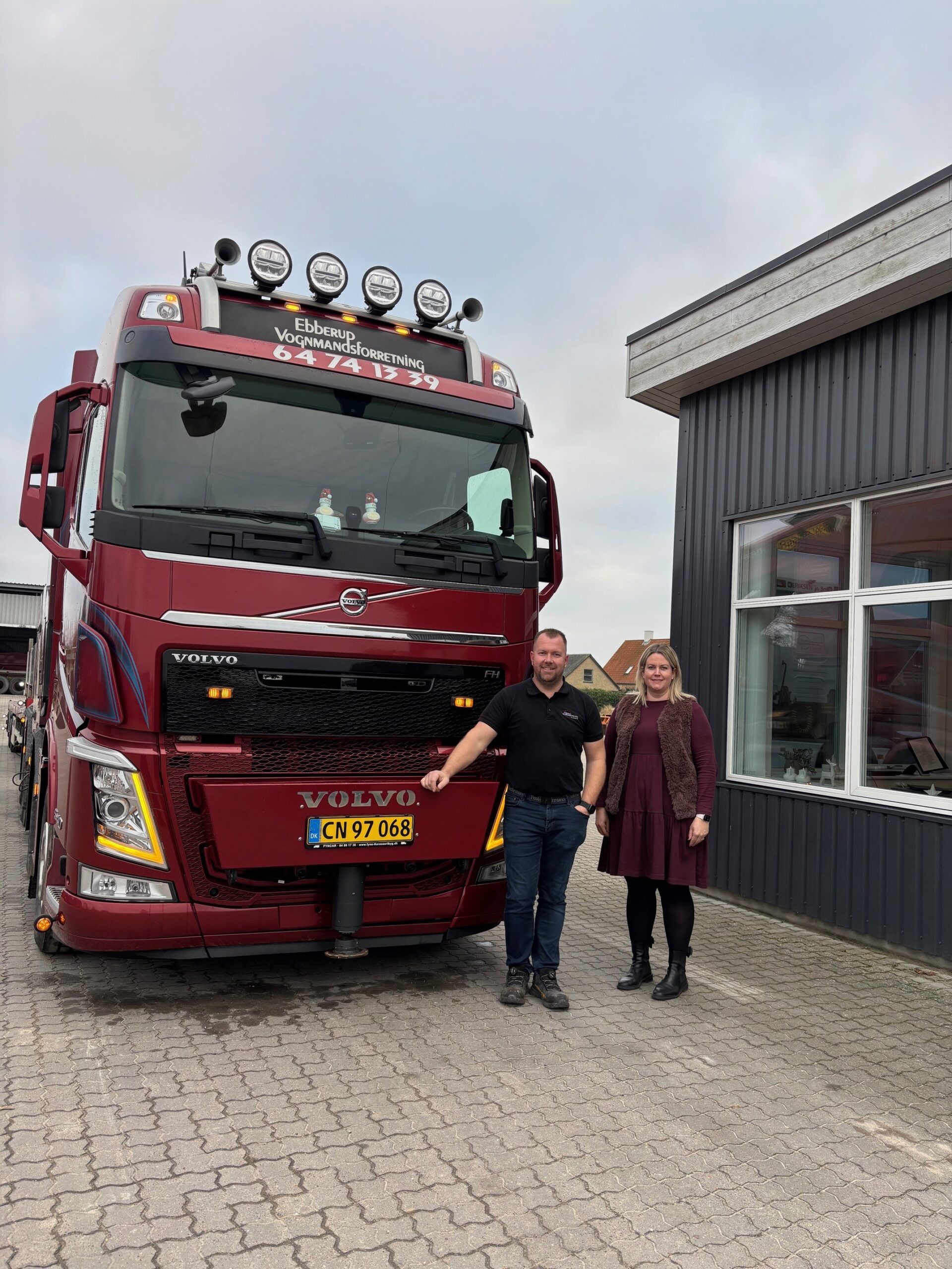 Ebberup Vognmandsforretning er gået fra papirlapper til digitalt overblik